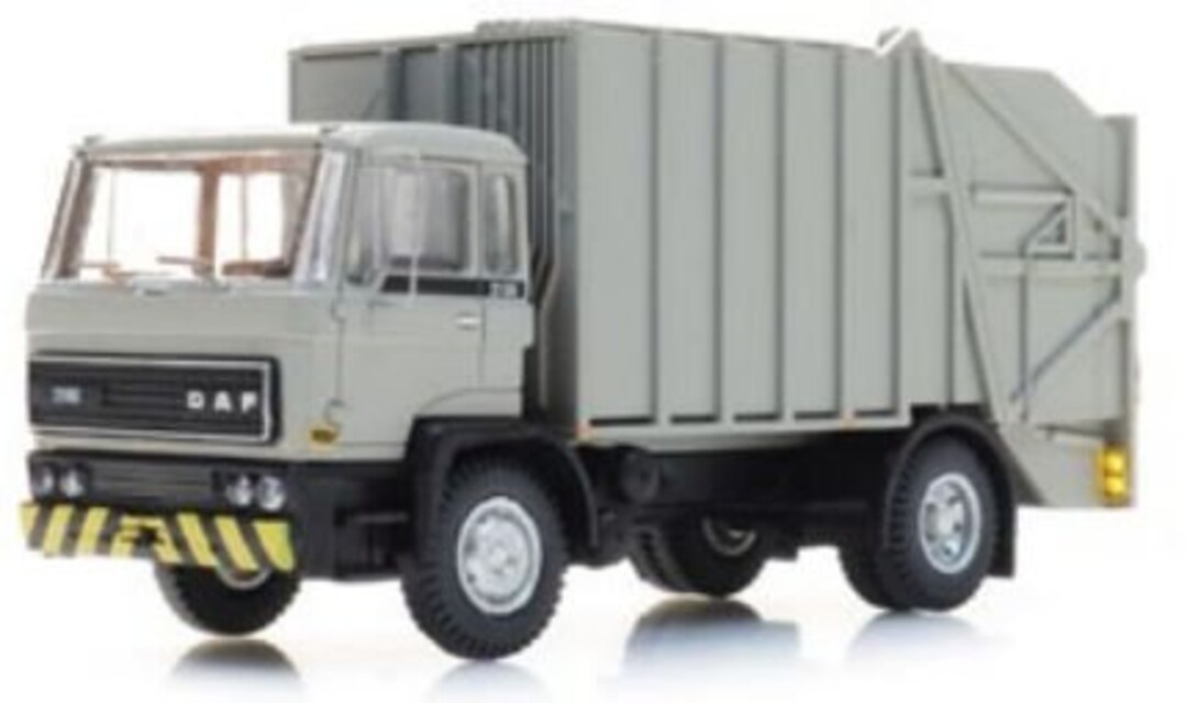 Artitec Model Railway HO DAF Tipping Cab B Garbage Truck Grey 1:87 ...