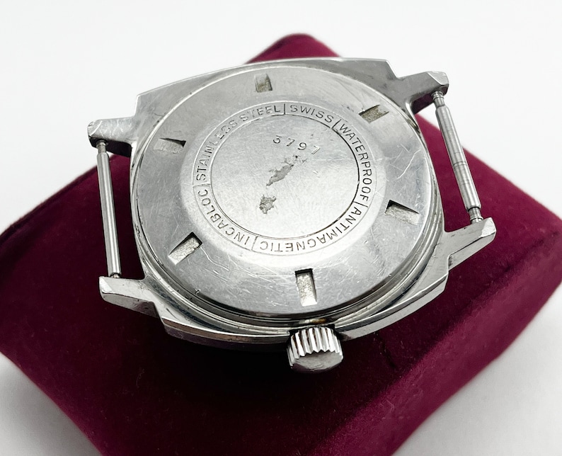 Mens Writswatch Marc Nicolet 1960s Divers Watch Automatic Rare ...