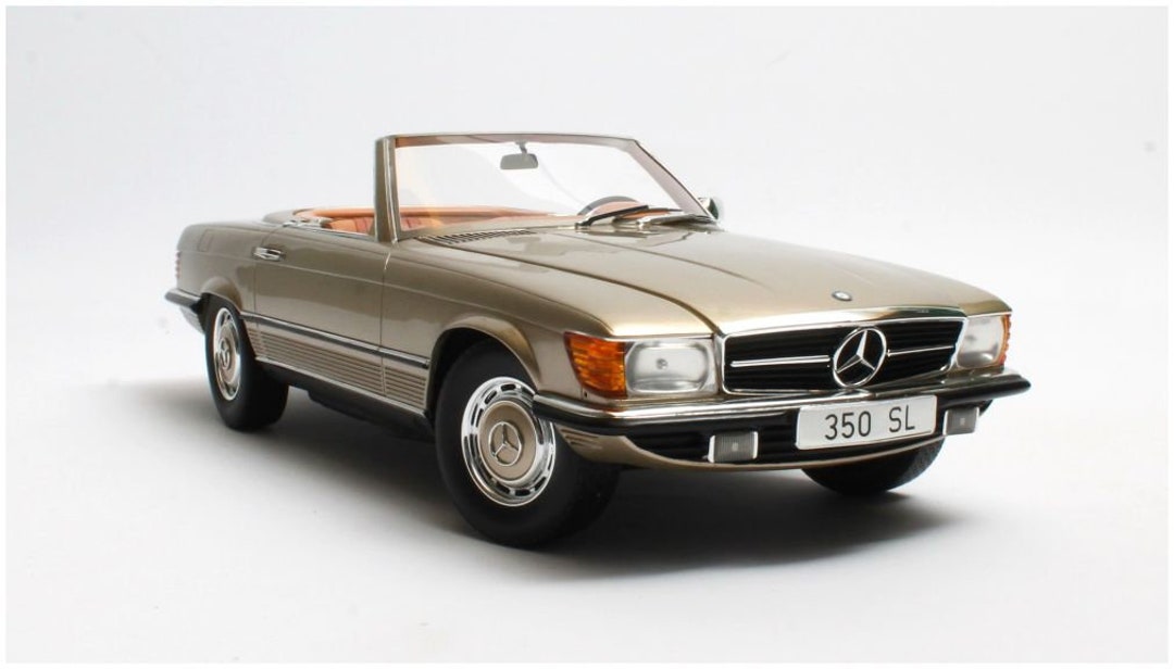 Mercedes Benz 350SL R107 Gold Metallic 1979 Limted Edition 120pcs 1:12 ...