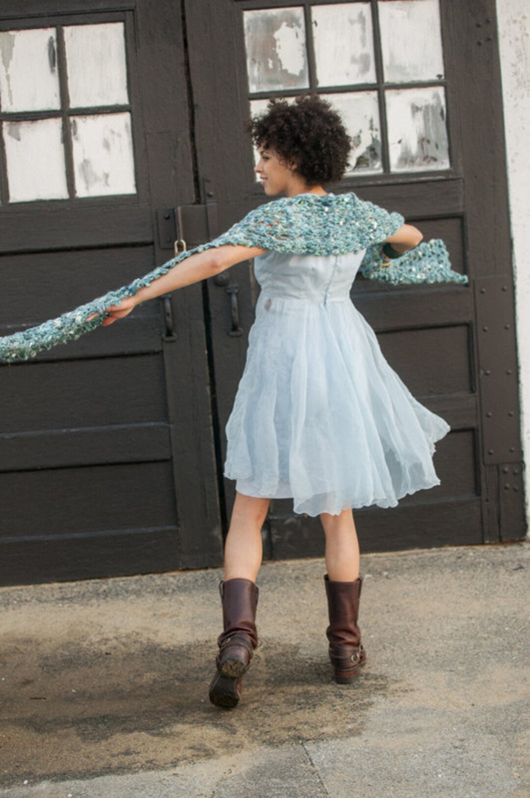 Mermaid Tide Wrap PDF KNITTING PATTERN - Etsy