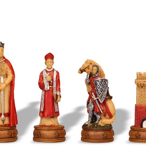 Camelot Hand Painted Theme Chess Set - Etsy