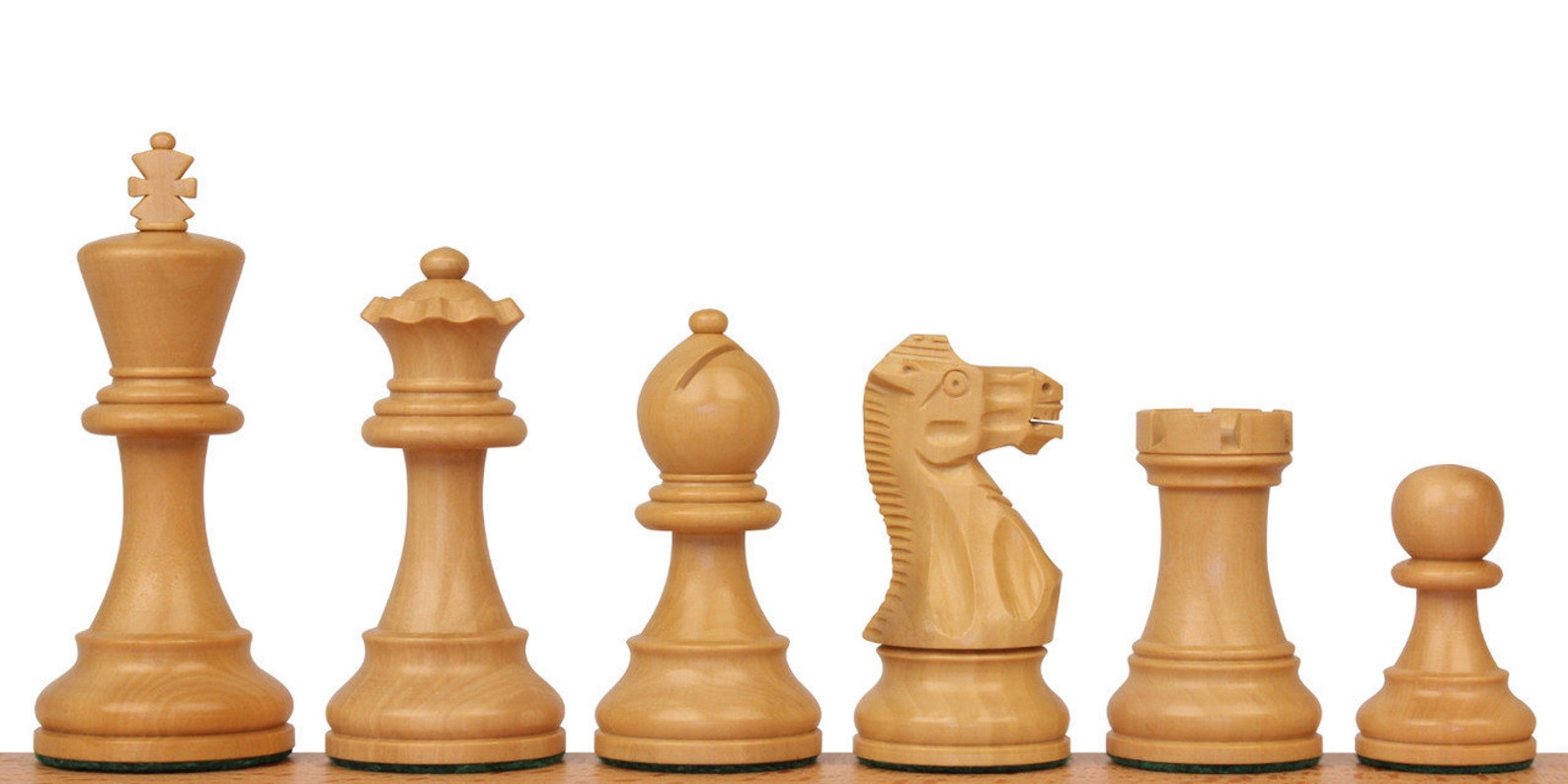 Parker Staunton Chess Set - Golden Rosewood & Boxwood Pieces - 3.75 ...