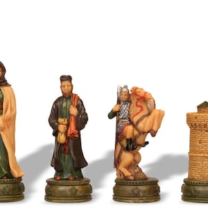 Camelot Hand Painted Theme Chess Set - Etsy