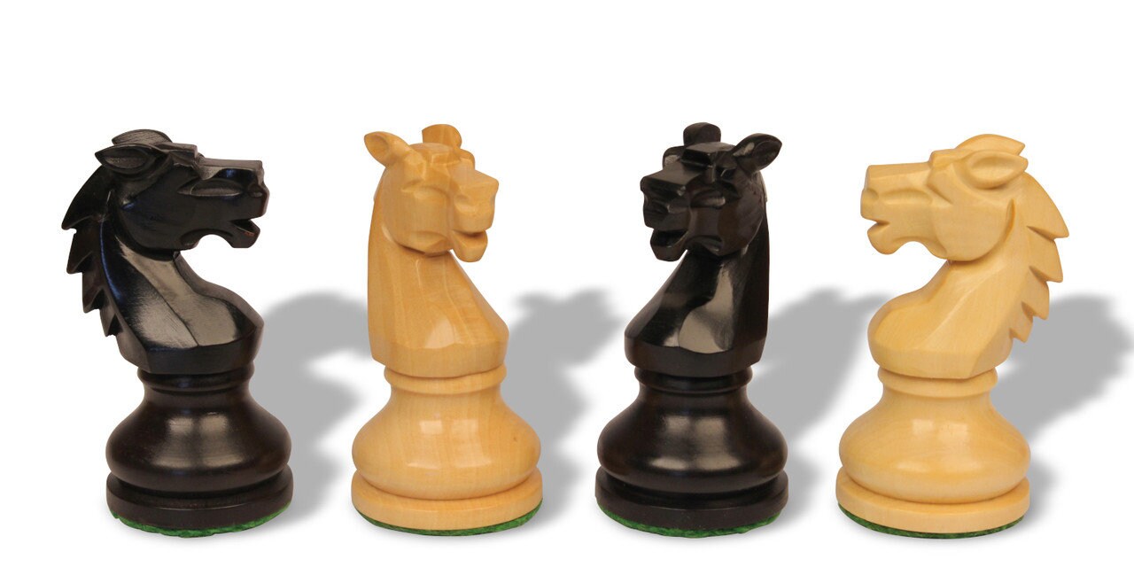 Bohemian Series Chess Set Ebonized & Boxwood Pieces - 4" King - Etsy