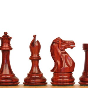 New Exclusive Staunton Chess Set - Padauk & Boxwood Pieces - 3" King - Etsy