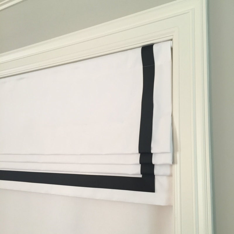 Navy Mock Roman Shade - Etsy