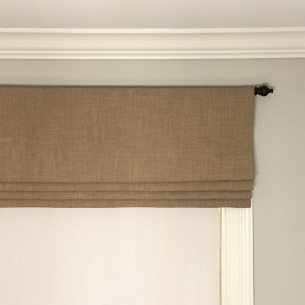 Burlap Roman Shade - Etsy