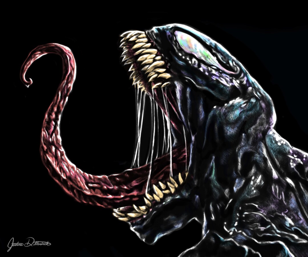 WE ARE VENOM Scratchboard Marvel Metal Prints - Etsy