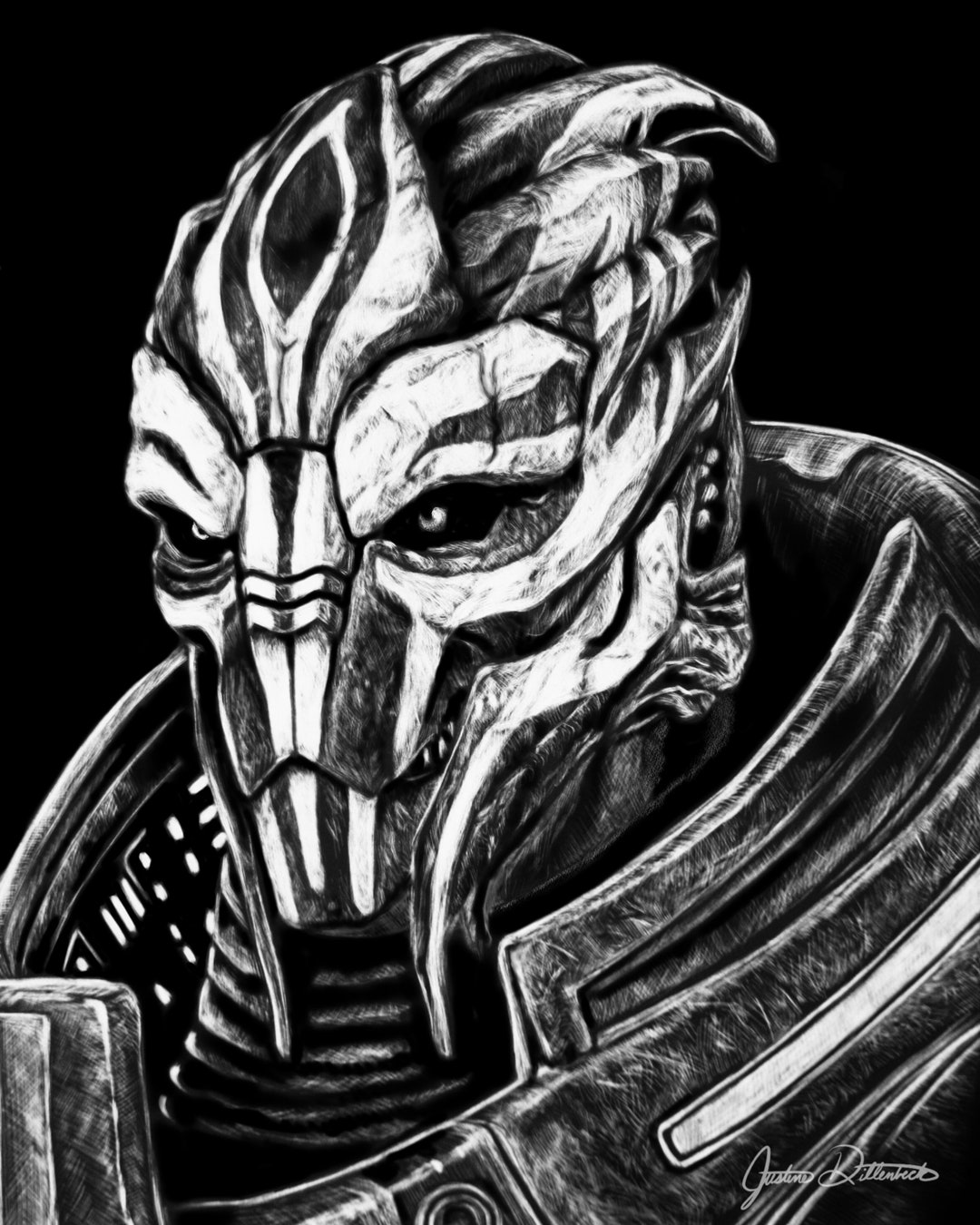 NIHLUS KRYIK Mass Effect 8x10 Metal Print - Etsy