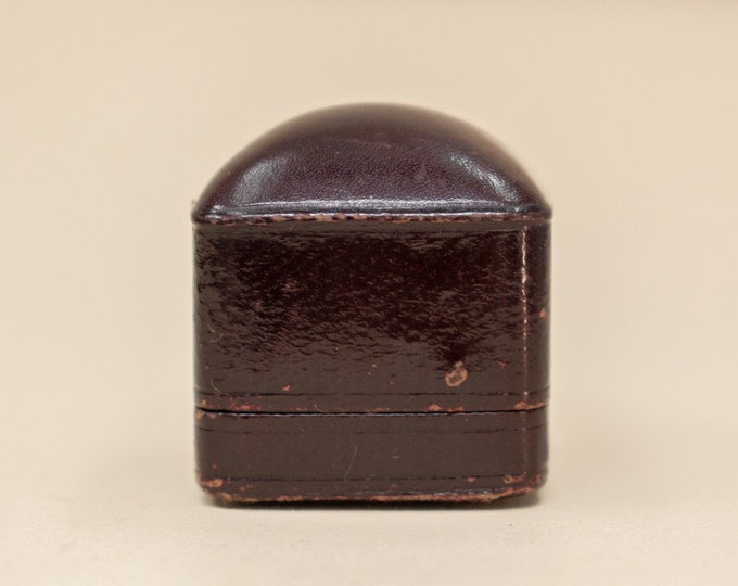 Antique Leather Ring Box - 1920s Vintage Ring Box, Antique Jewelry ...
