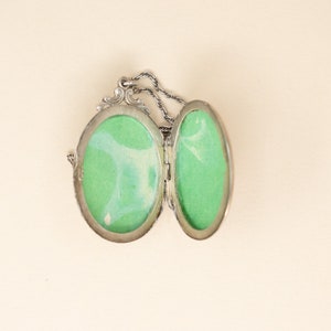 Vintage Sterling Locket - 1950s Mid Century Locket, Sweetheart Locket ...