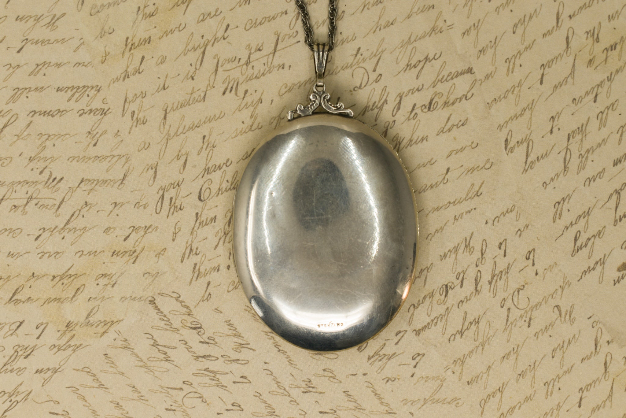 Vintage Sterling Locket Massive Swan Locket 1950s Classic | Etsy