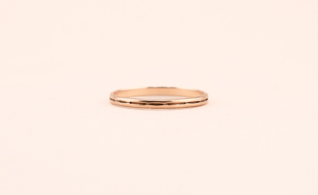 Vintage 10k Bluebird Gold Ring - 1930s Early Vintage Wedding Ring ...