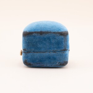 Vintage Birks Blue Velvet Ring Box - 1920s Birks Display Box, Velvet ...
