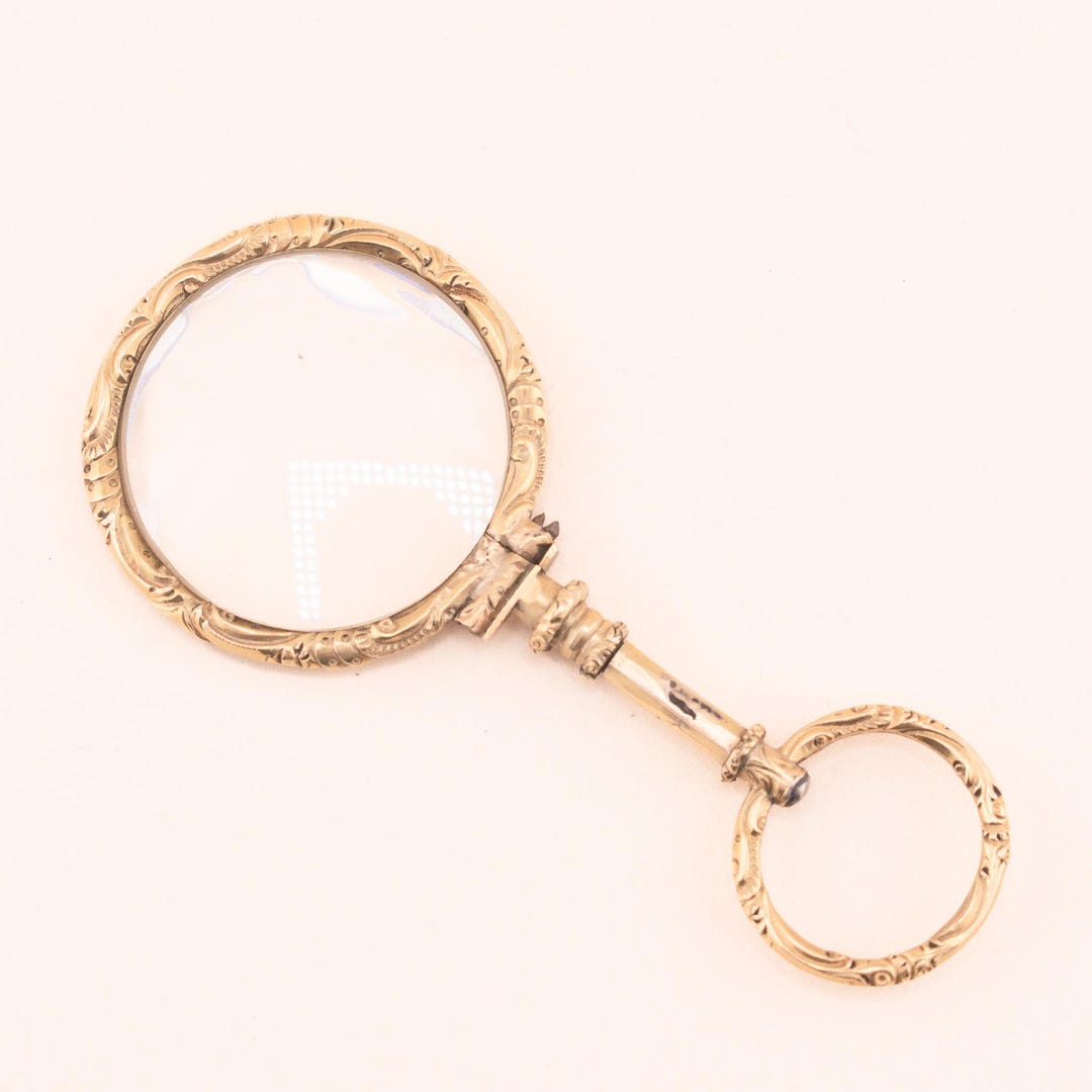 Antique Gold Filled Quizzing Glass - 1800s Victorian Quizzing Glass ...