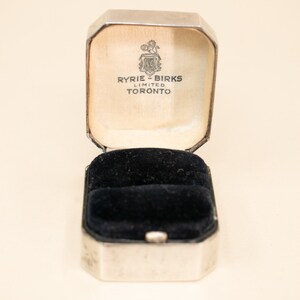Vintage Sterling Birks Ring Box - 1910s Edwardian Birks Ring Box - Etsy