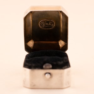 Vintage Sterling Birks Ring Box - 1910s Edwardian Birks Ring Box - Etsy