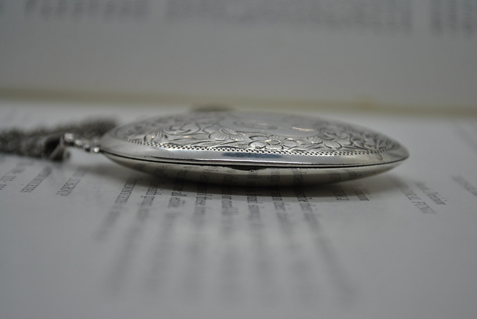 Vintage Sterling Locket Massive Swan Locket 1950s Classic | Etsy