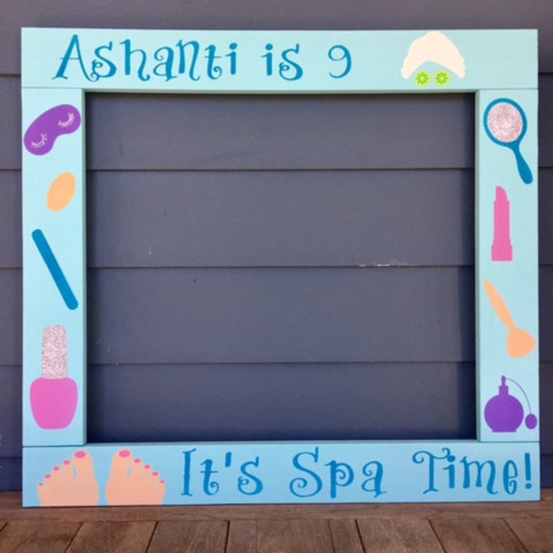 BIRTHDAY Photo Booth Frame - Paint Party Photo Booth - Mardi Gras ...