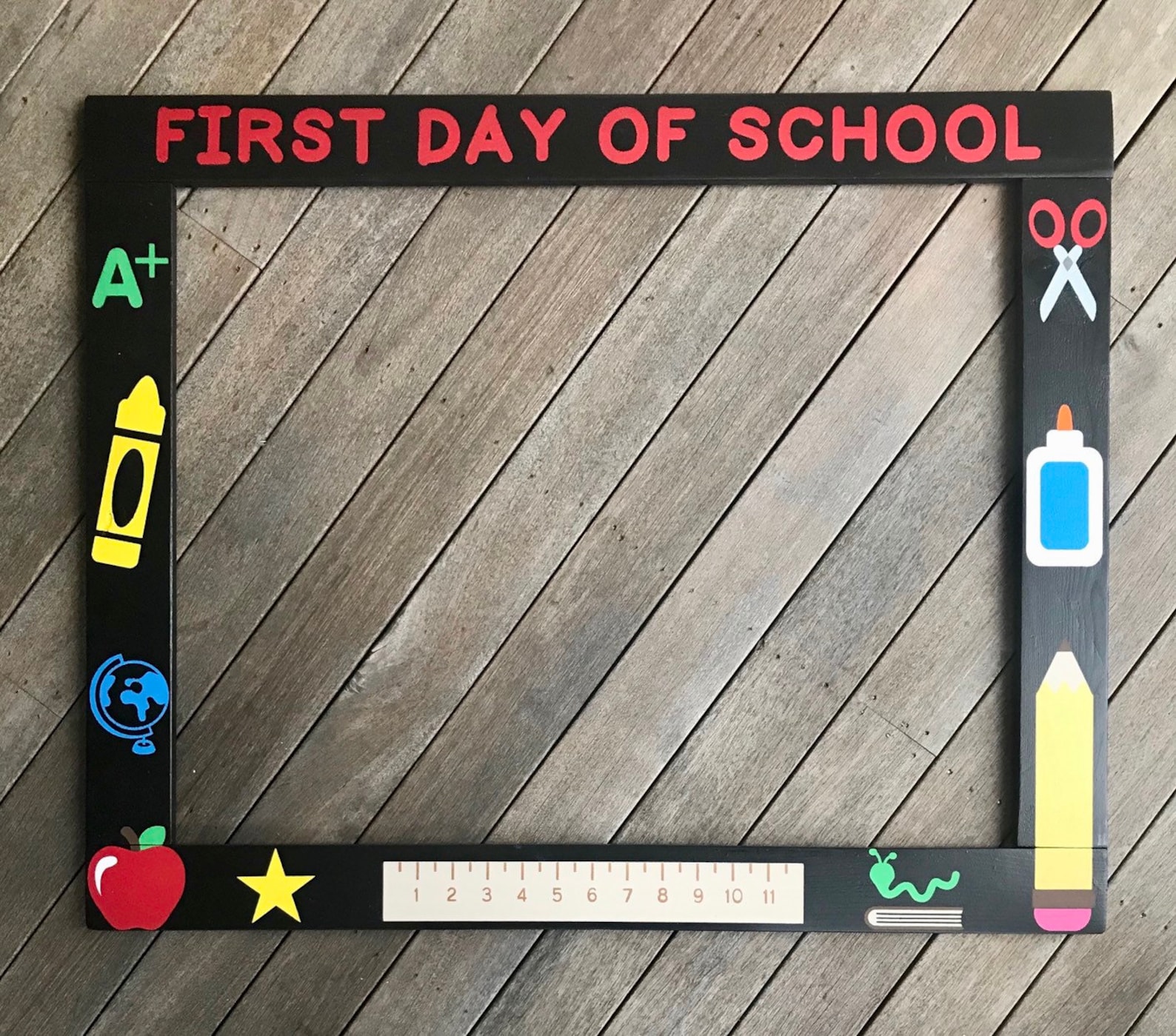 School Days Photobooth - Photo Booth Frame Prop - First Day of School ...