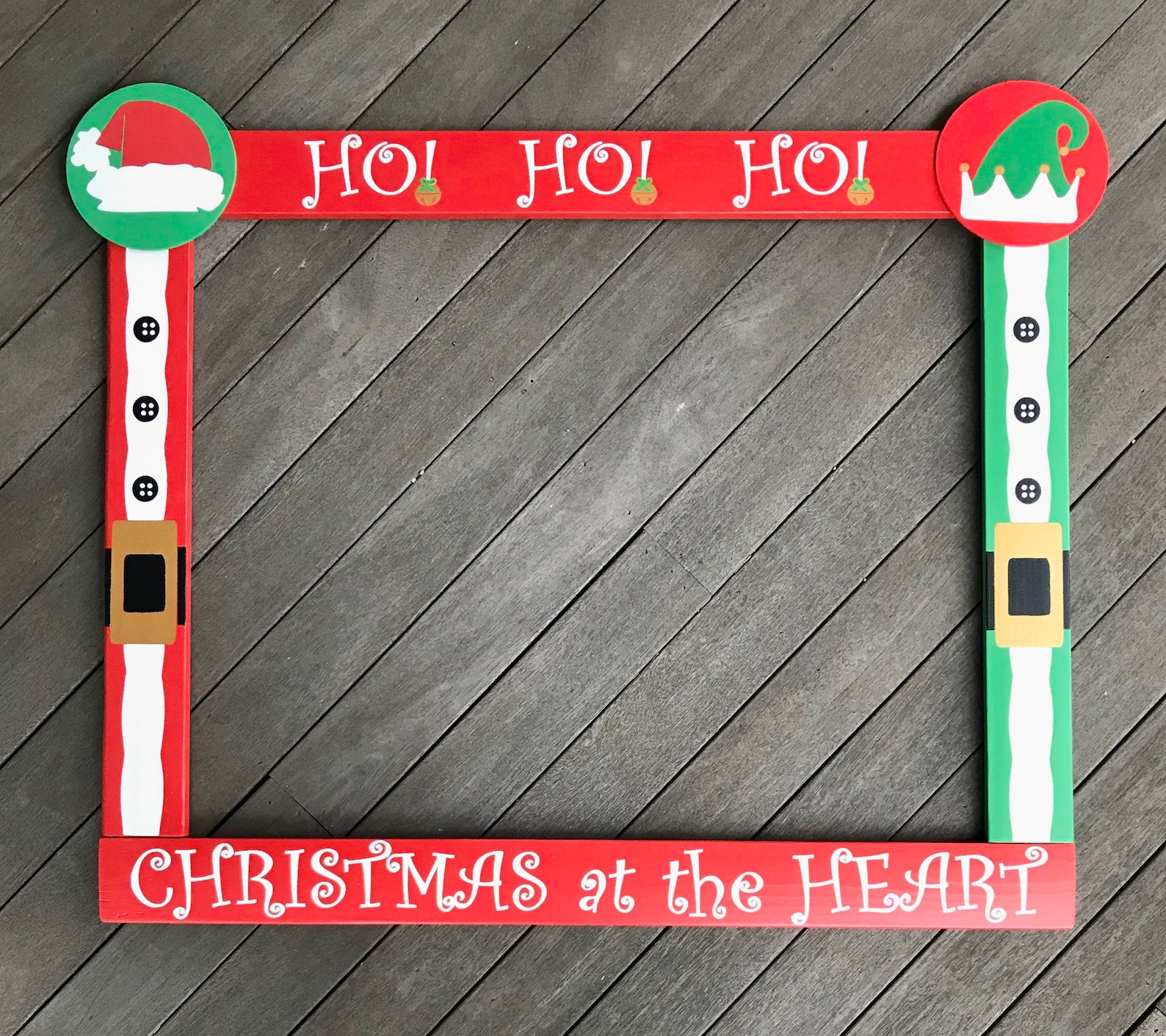 Elfed up Christmas Photobooth Frame Prop Elf Santa Christmas - Etsy