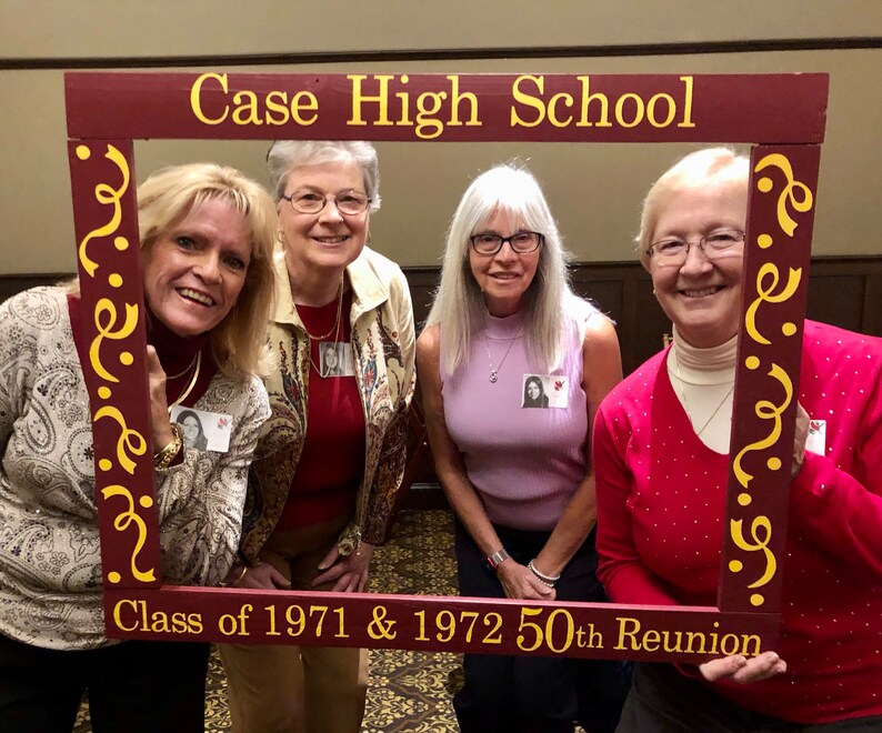 Reunion Photobooth Frame, High School Class Reunion Photo Booth, School ...