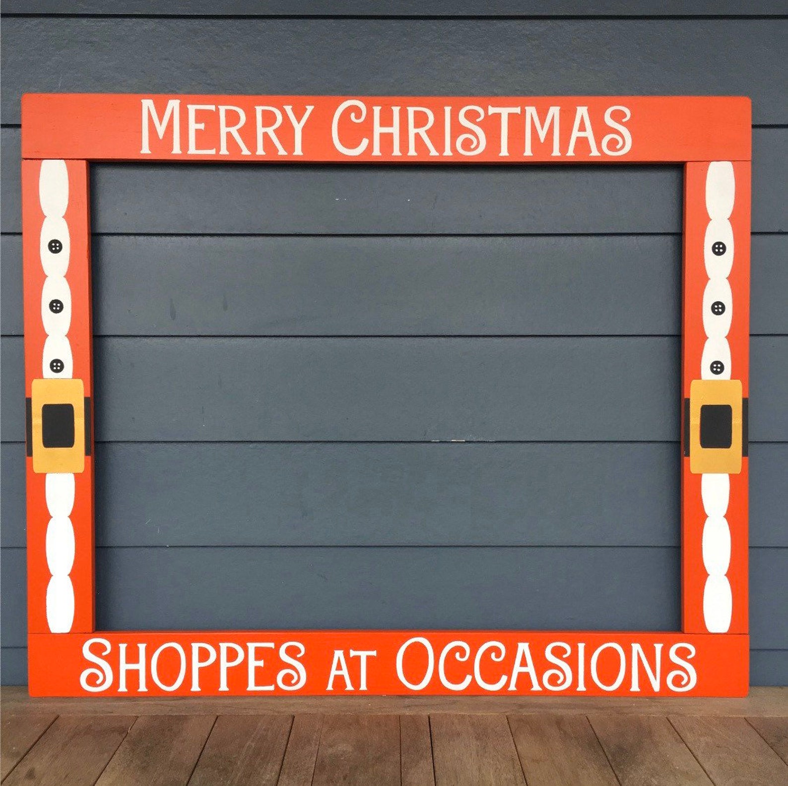 Christmas Photobooth Frame Prop Holiday Photobooth | Etsy