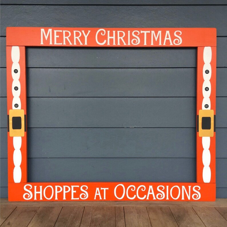 Christmas Photobooth Frame Prop - Holiday Photobooth - Christmas Photo ...