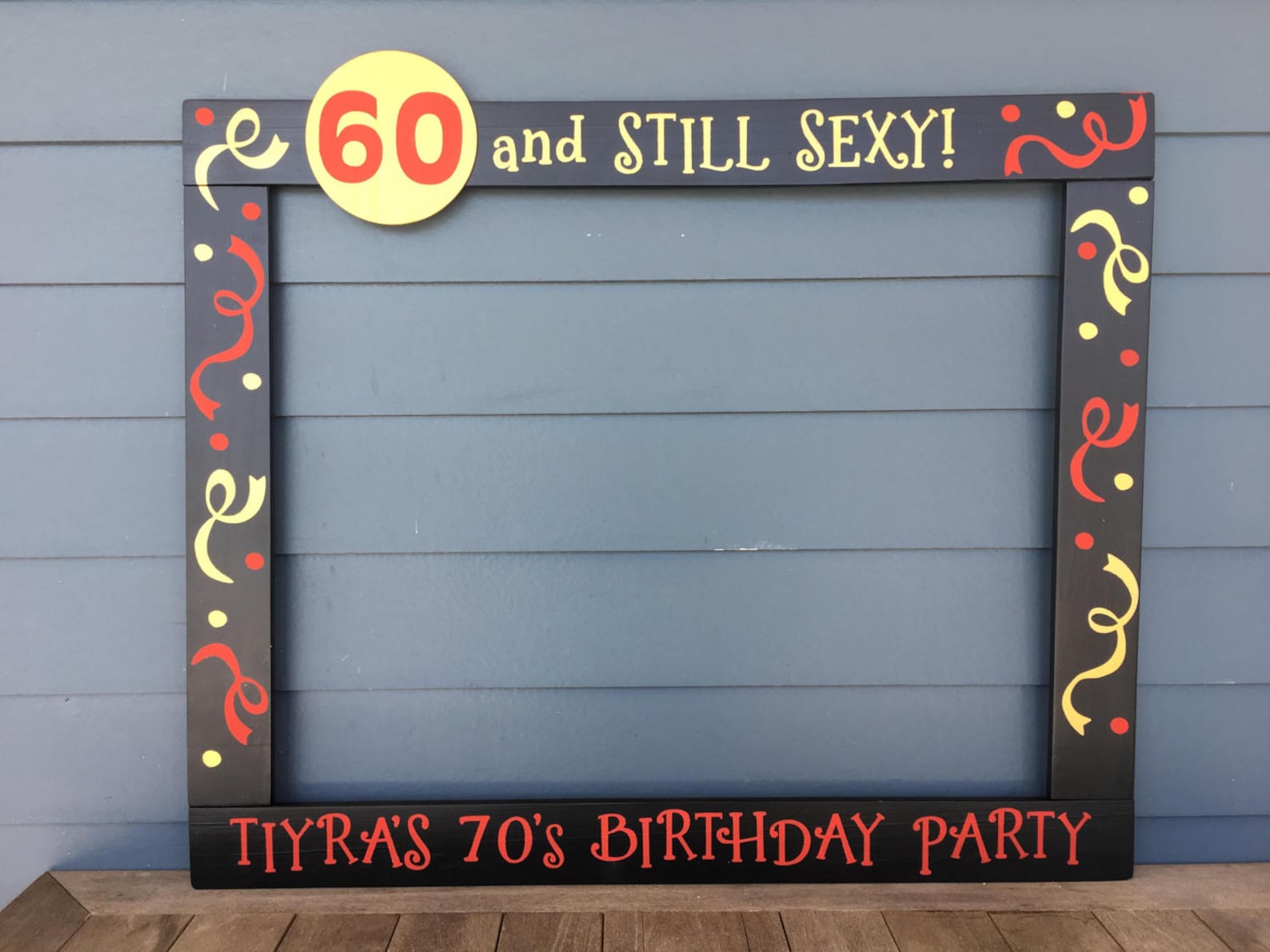 30th Photo Booth Frame - 40th Birthday Party Prop - 50th Birthday Photo ...
