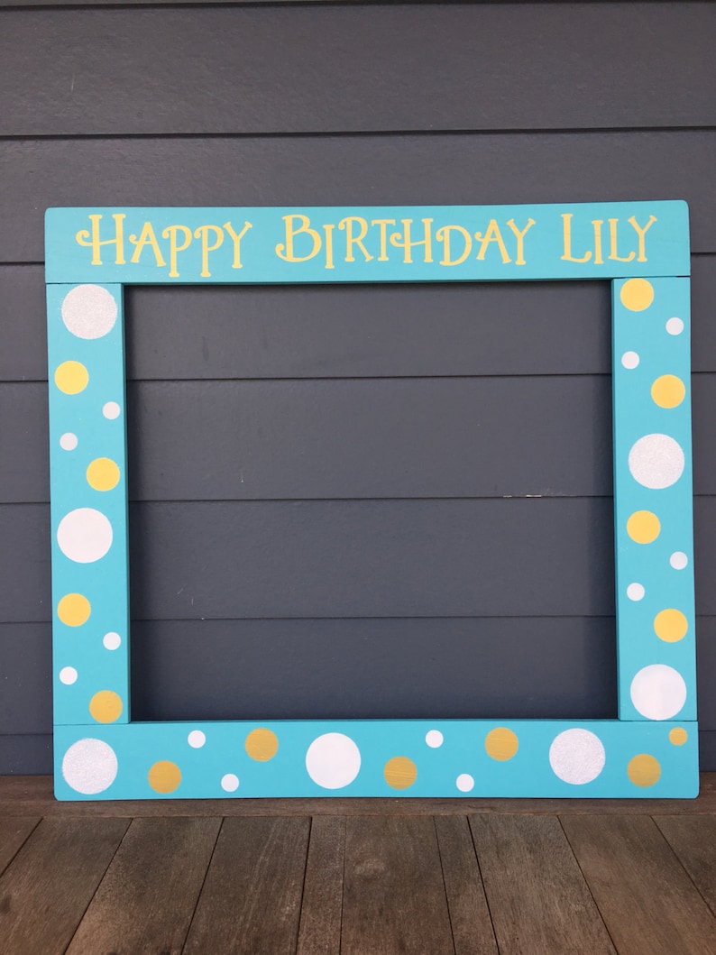 Birthday Photo Booth Frame Dinosaur Birthday 1st Birthday - Etsy