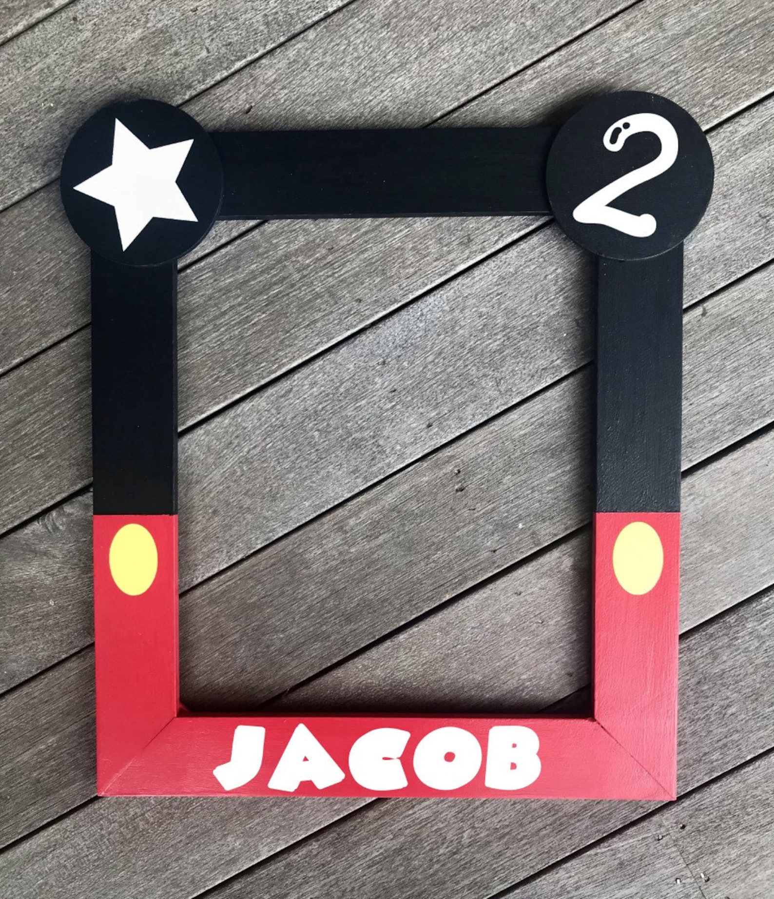 Kids Photo Booth Selfie Frame -mini Photobooth Frame Prop - Picture ...