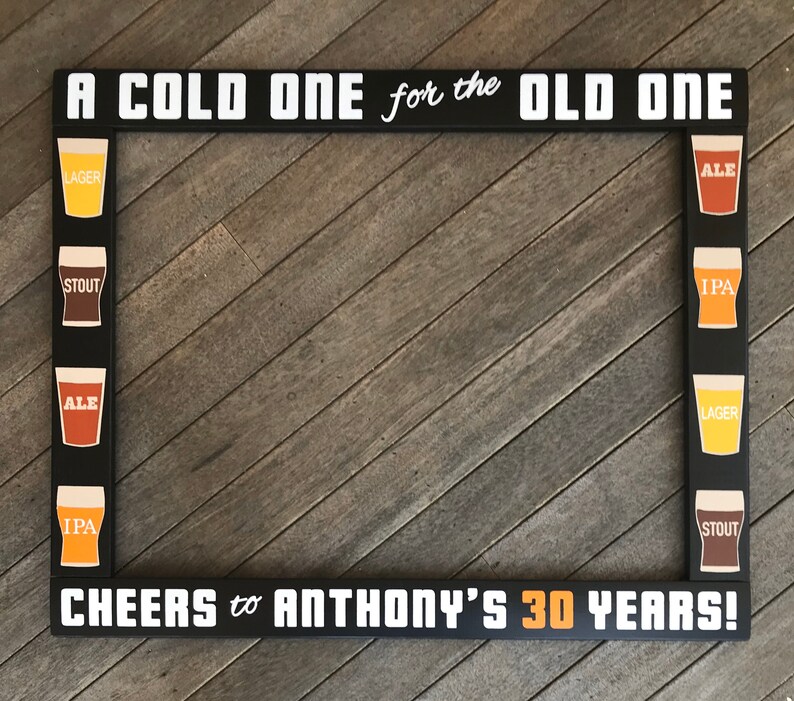 Margarita Beach Photo Booth - Booze Photo Booth Frame - 40th Birthday ...