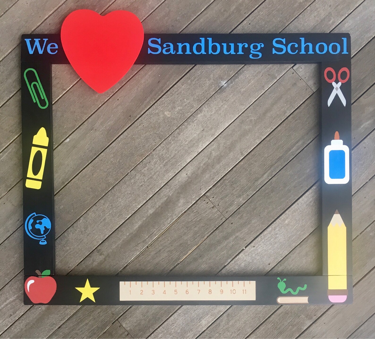 School Days Photobooth Photo Booth Frame Prop First Day of - Etsy