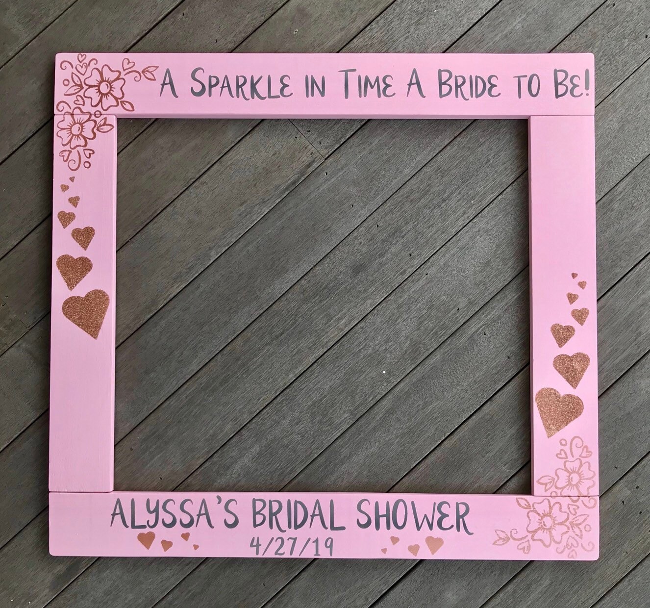 Etsy Personalized Photo Booth Frame at Jerome Henderson blog