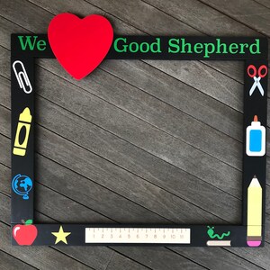 School Days Photobooth - Photo Booth Frame Prop - First Day of School ...