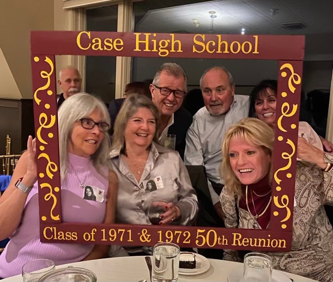 Reunion Photobooth Frame, High School Class Reunion Photo Booth, School ...