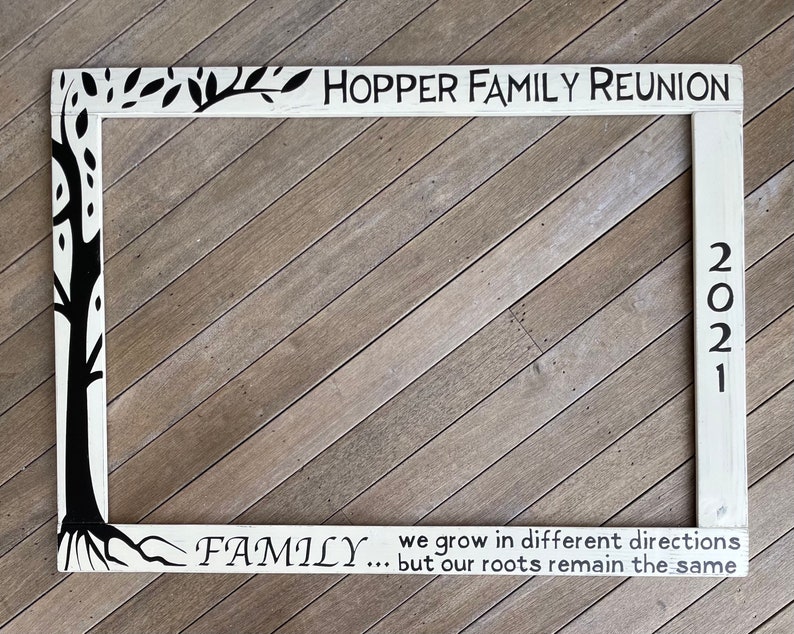 Reunion Xlarge Photo Booth Frame Custom Family Reunion | Etsy