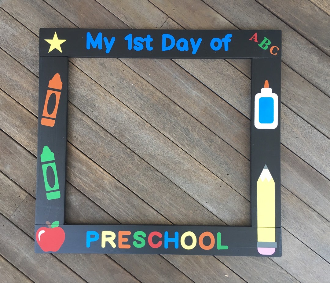 Photo Booth Frame/photobooth/1st Day of School/back to School/first Day ...