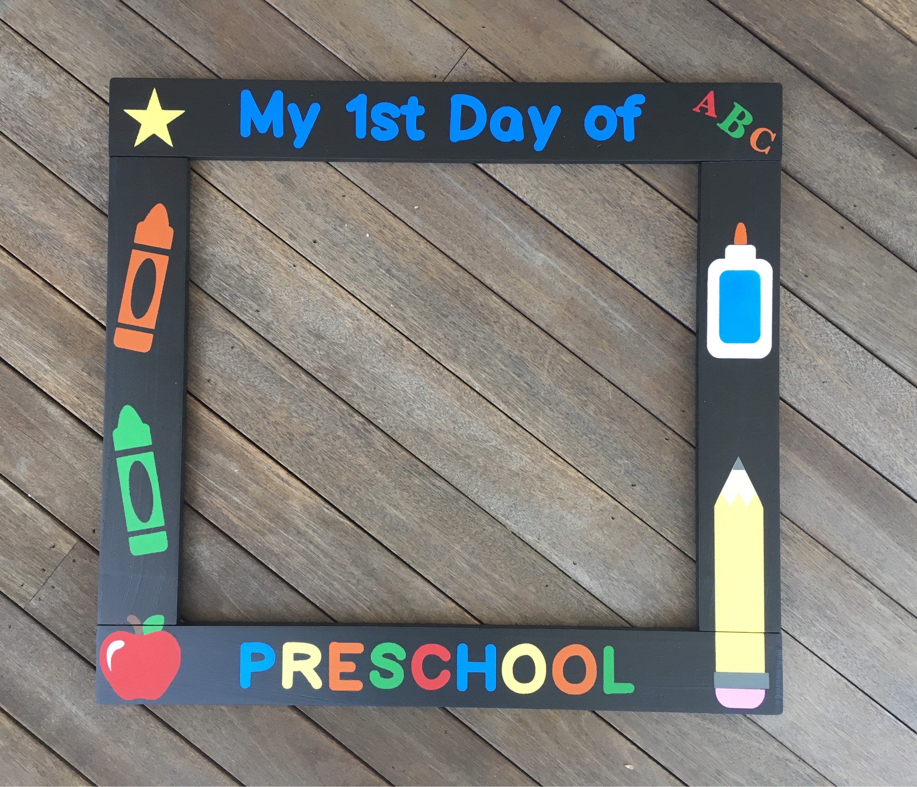 Photo Booth Frame/Photobooth/1st Day of School/Back to | Etsy