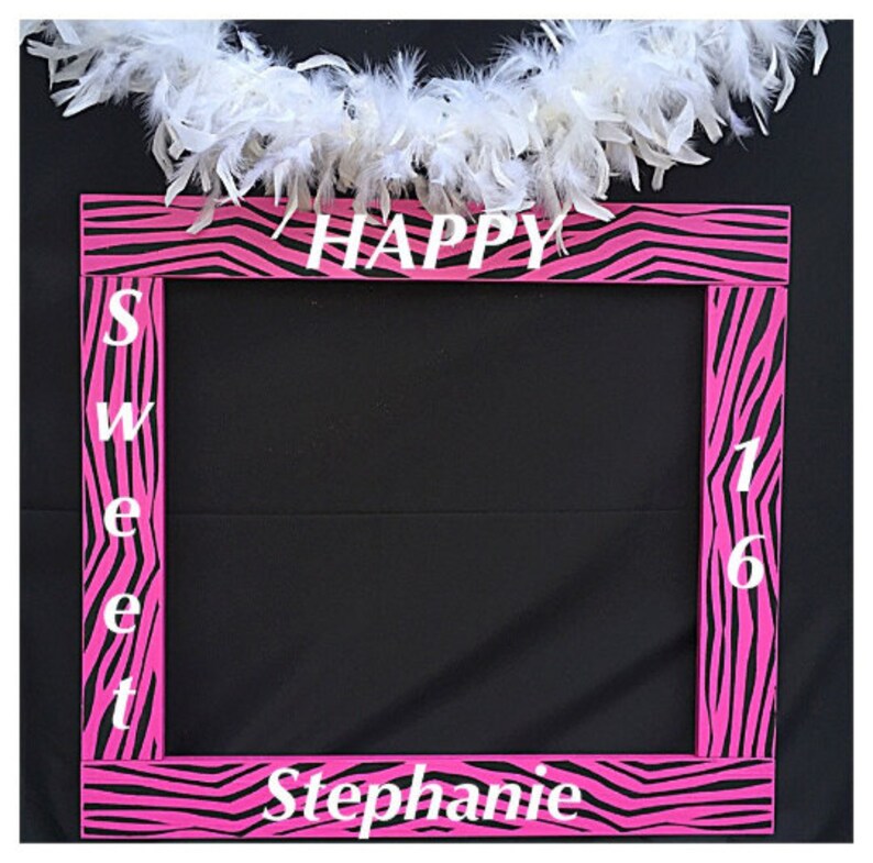 BIRTHDAY Photo Booth Frame Paint Party Photo Booth Mardi | Etsy