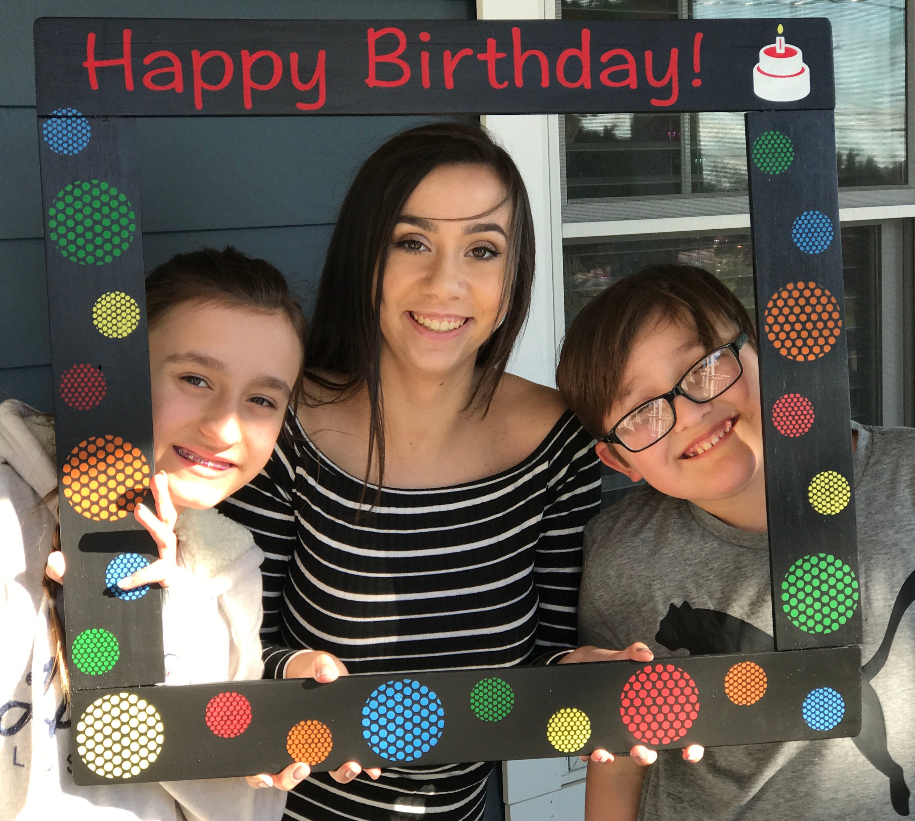 Photo Booth Frame 1st Birthday Photo Booth Frame Dinosaur - Etsy