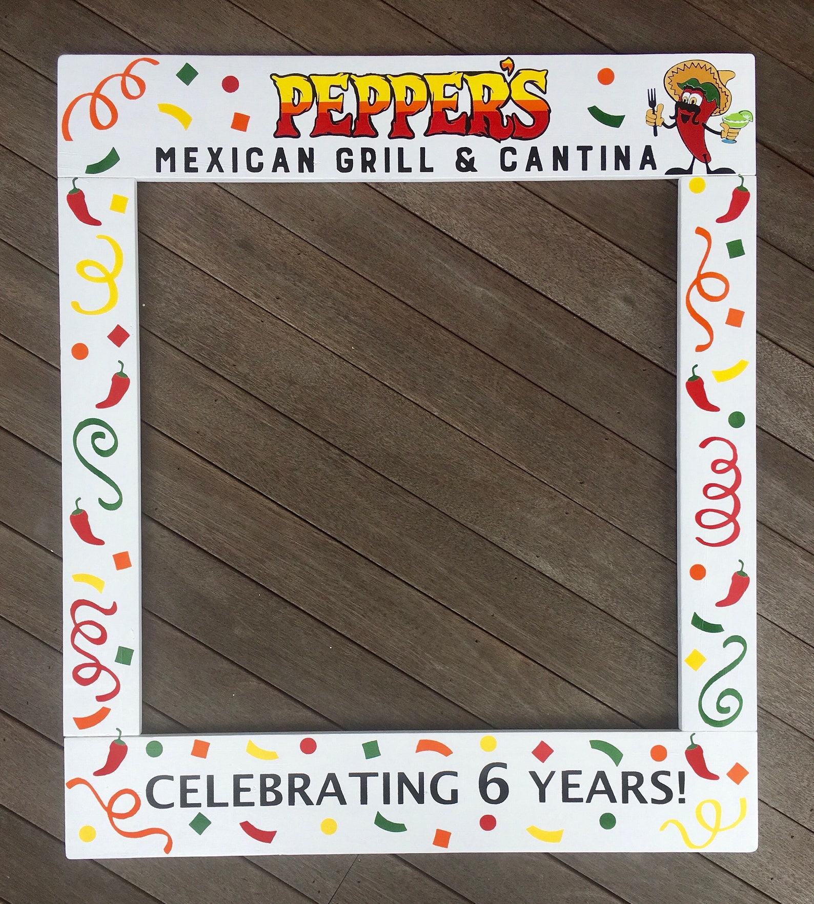 Custom Photobooth Frame Prop - Company Photo Booth Frame - Custom Wood ...