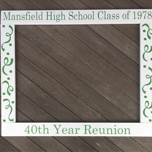 Reunion Photobooth Frame, High School Class Reunion Photo Booth, School ...