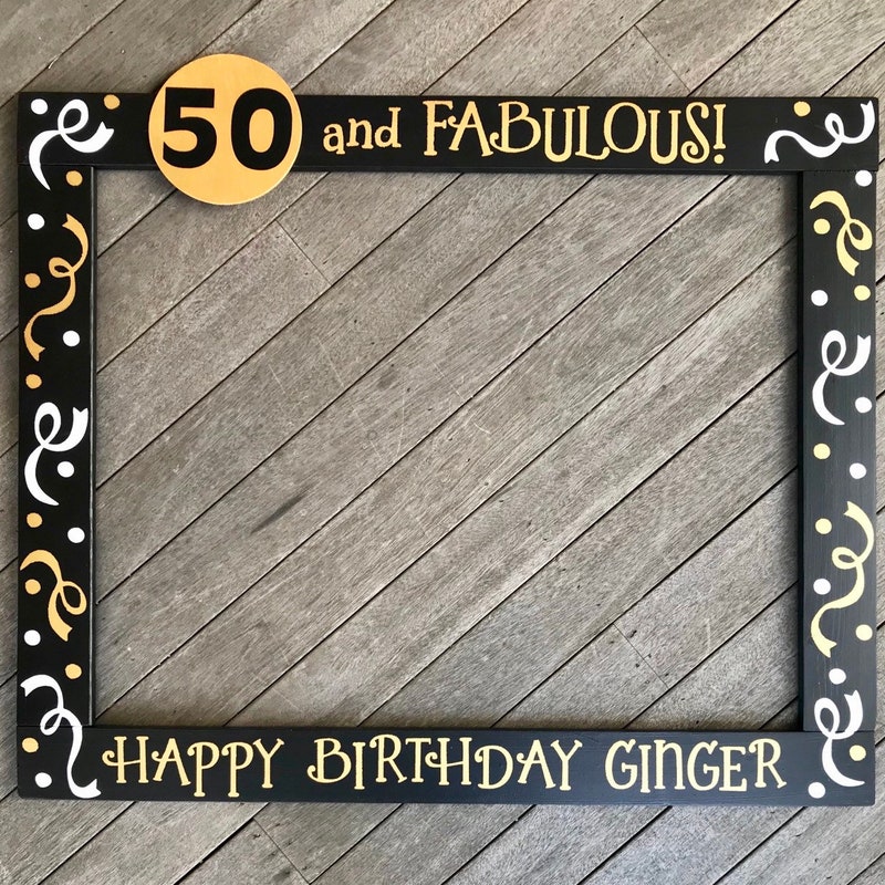 Birthday Photo Frame Prop - Etsy