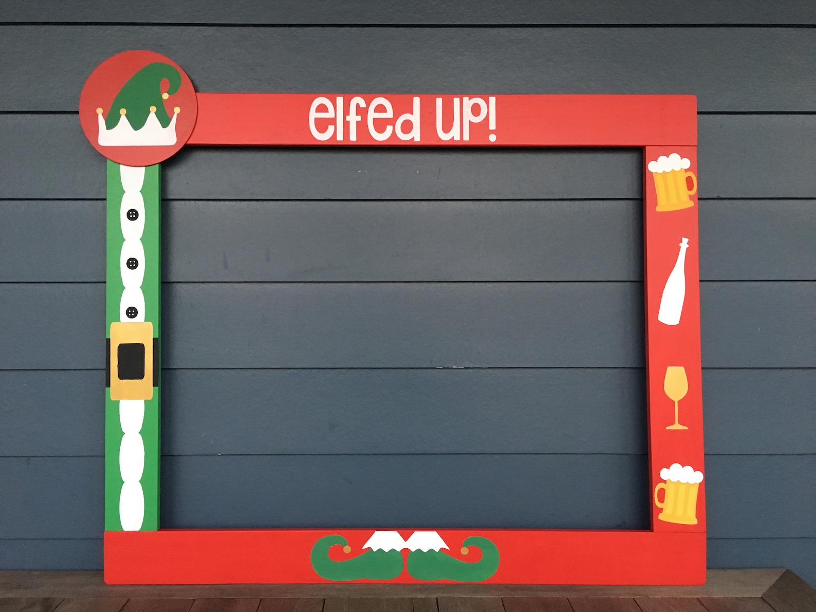 Christmas Photobooth Frame Prop - Holiday Photobooth - Christmas Photo ...