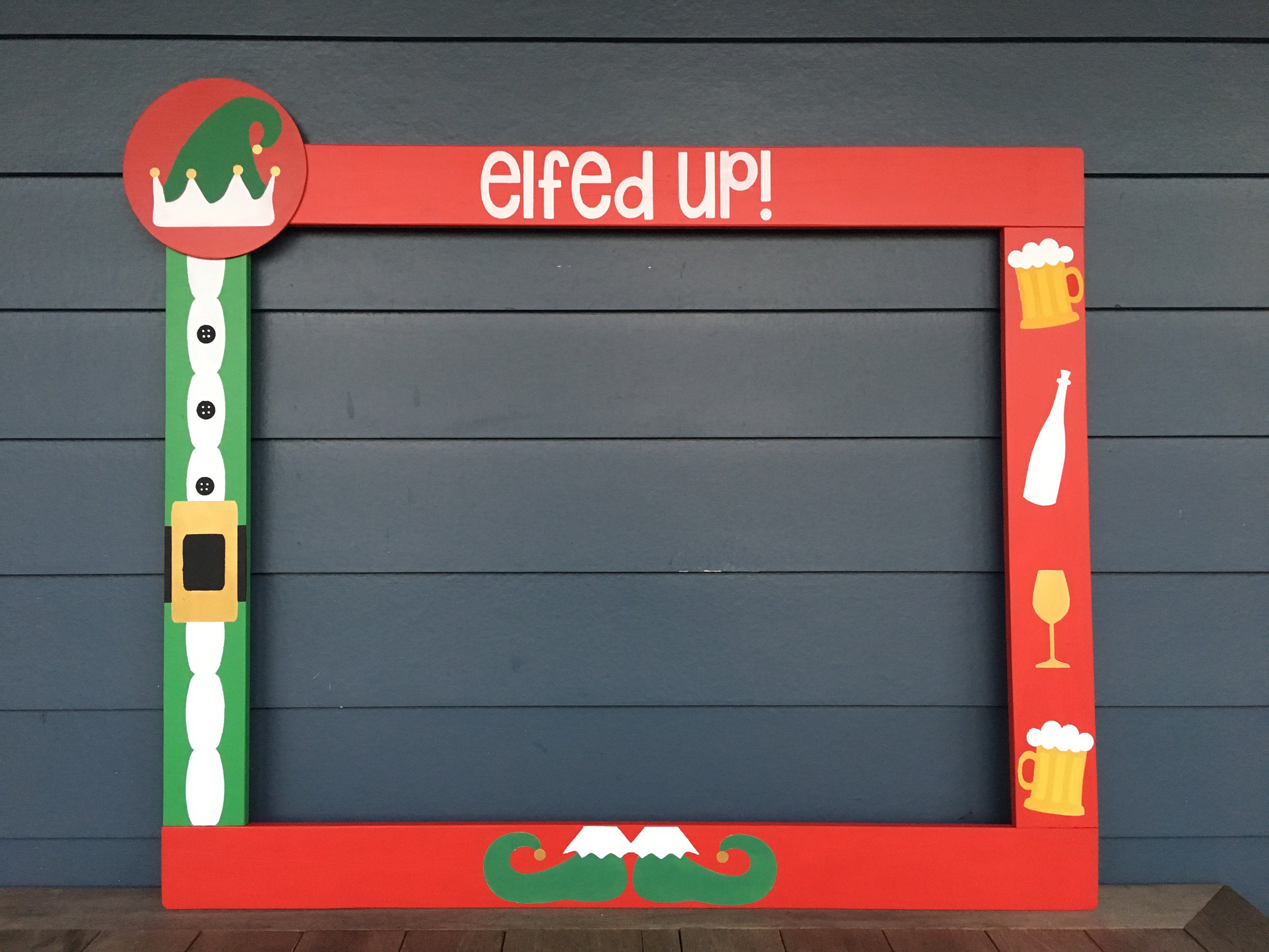 Christmas Photobooth Frame Prop - Holiday Photobooth - Christmas Photo ...