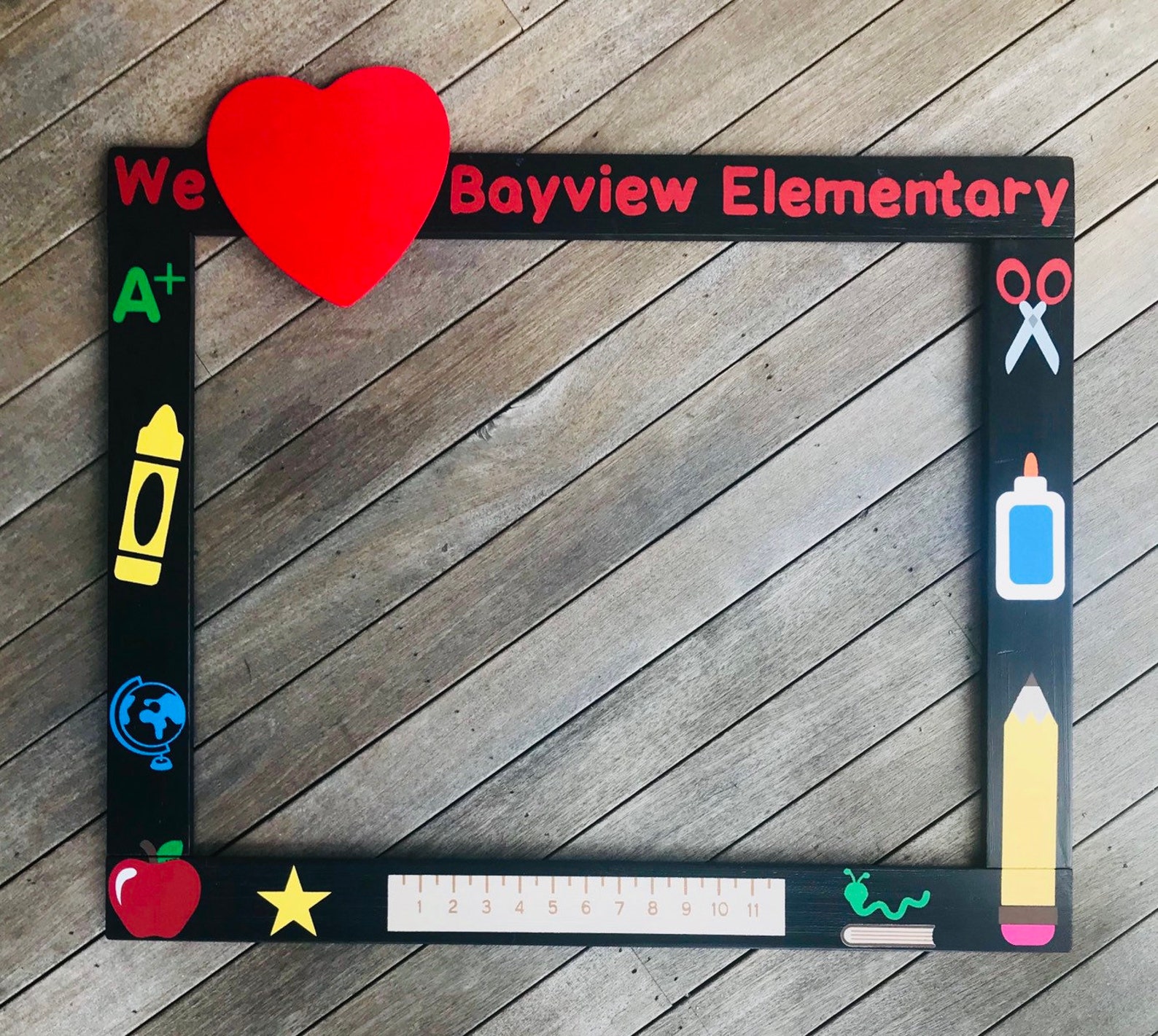 School Days Photobooth Photo Booth Frame Prop First Day of | Etsy