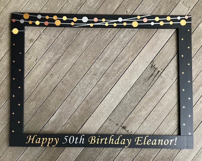 Custom Xlarge Birthday Photo Booth Frame Extra Large Reunion Photobooth ...