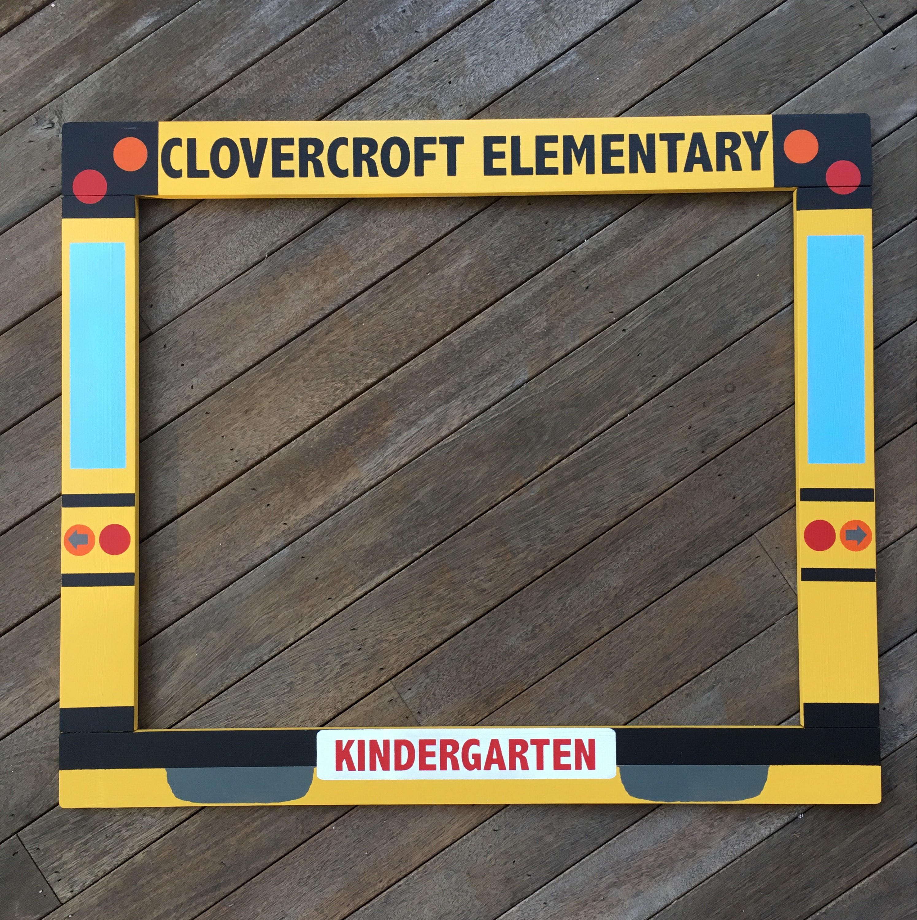 Yellow Bus Photobooth Photo Booth Frame Prop First Day of - Etsy UK