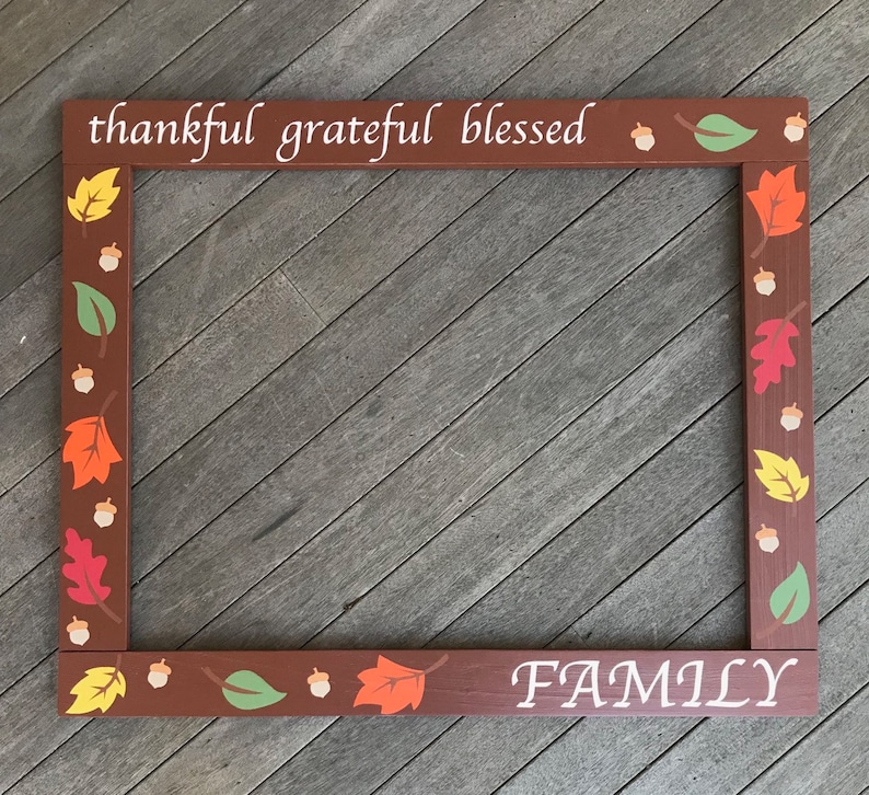 Photo Booth Frame Thanksgiving Photobooth Frame Prop - Etsy